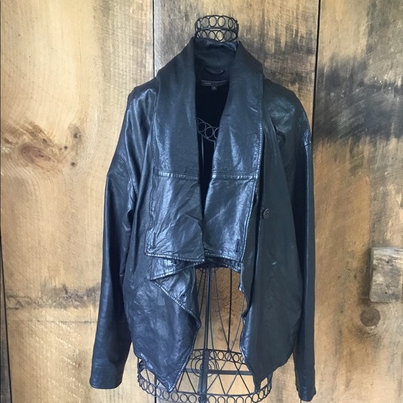 Vince | Jackets & Coats | Vince Leather Shrug Jacket | Poshmark